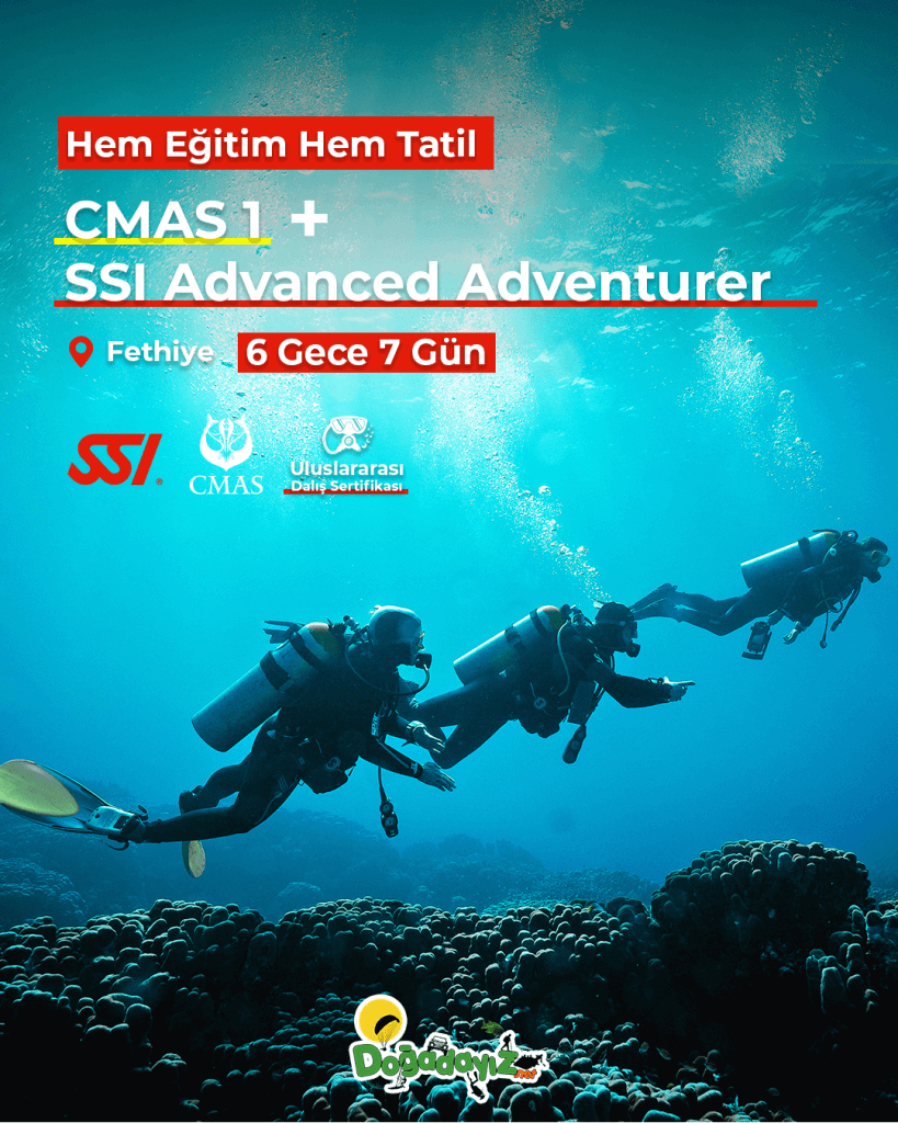 CMAS 1 + SSI Advanced Adventurer Tüplü Dalış Eğitimi | Doğadayız ...
